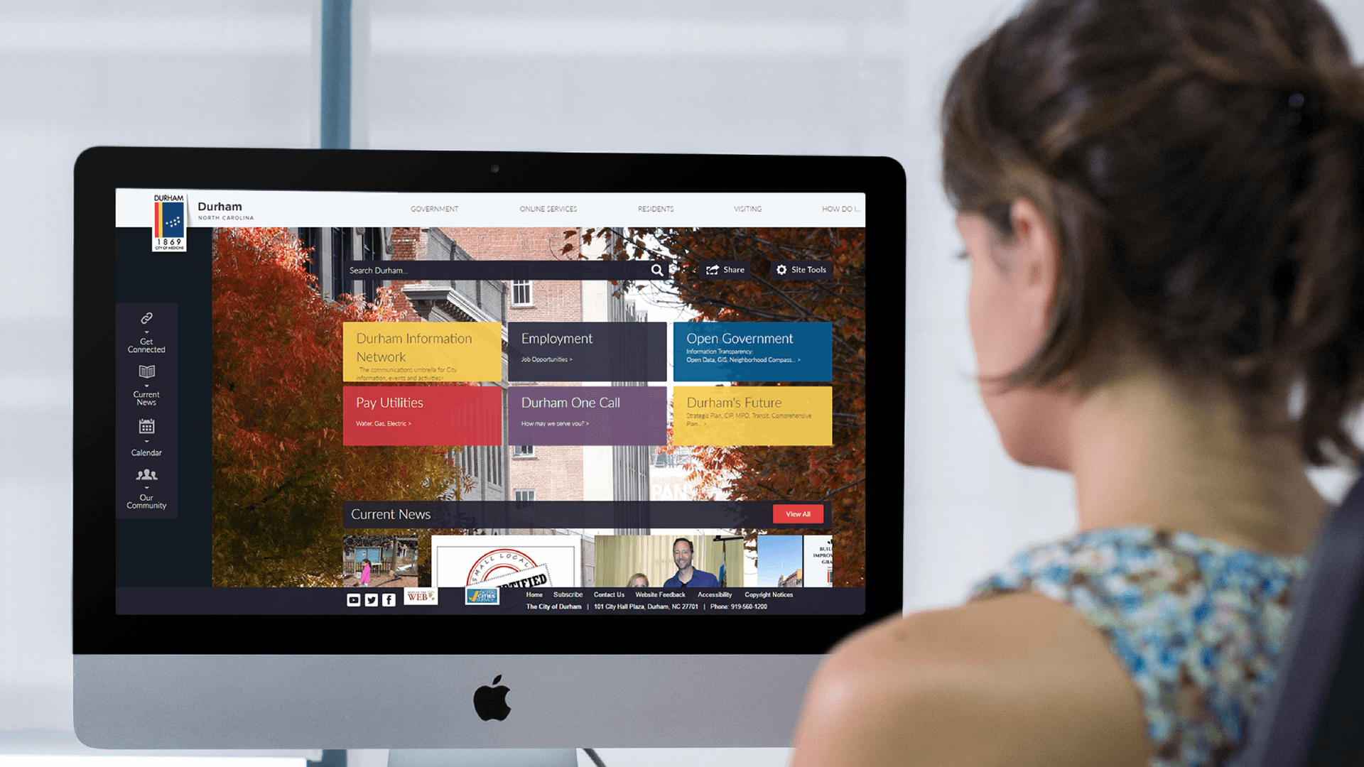 Durham, NC Turns to CivicPlus for Government Website Design Consulting